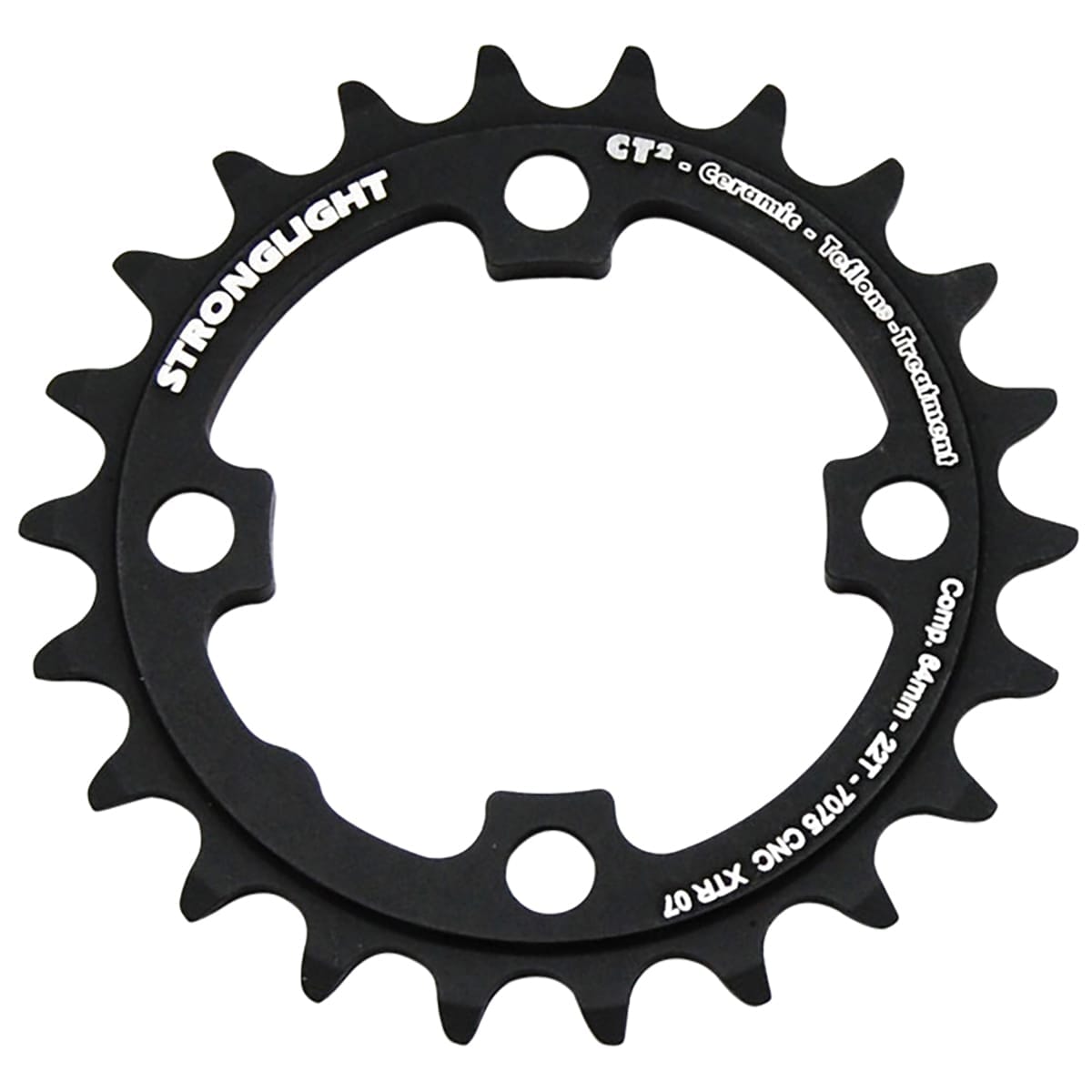 Corona interna STRONGLIGHT CT² SHIMANO XTR M970 9V 4 fori 64 mm ...