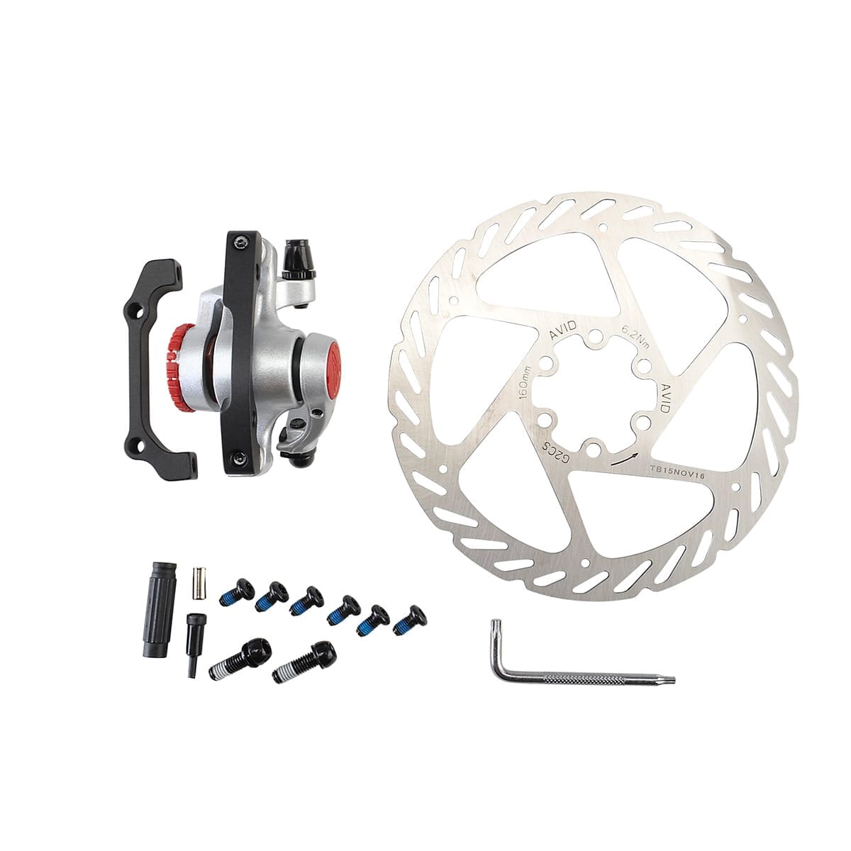 Pinza freno a disco meccanica anteriore da strada SRAM BB5 + disco ...