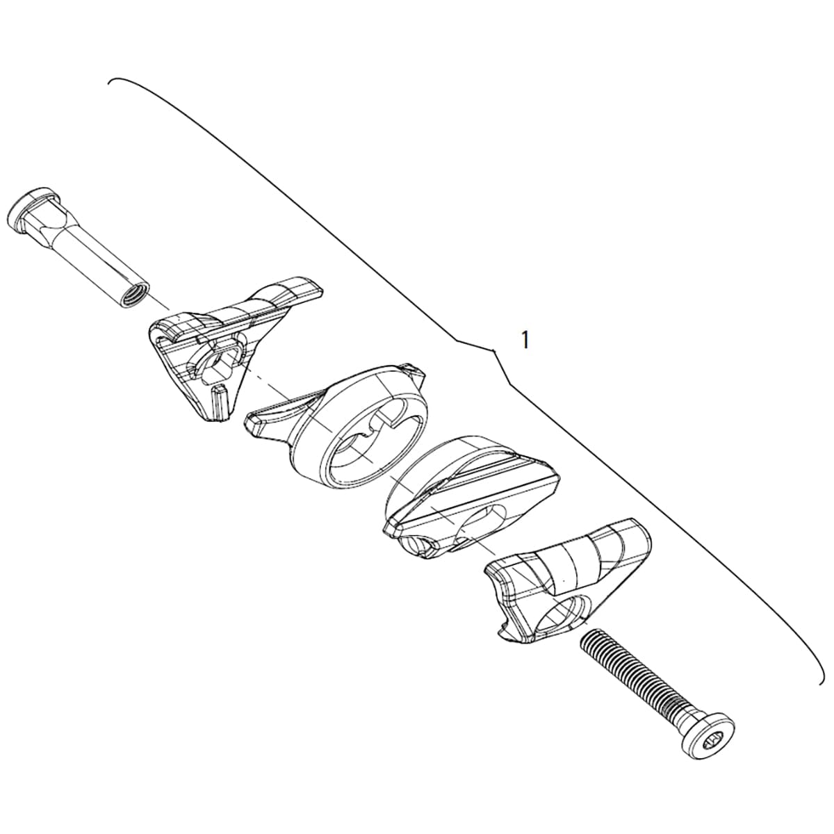 Kit Chariot Complet Pour Tige De Selle Rockshox Reverb Axs A1 Probikeshop
